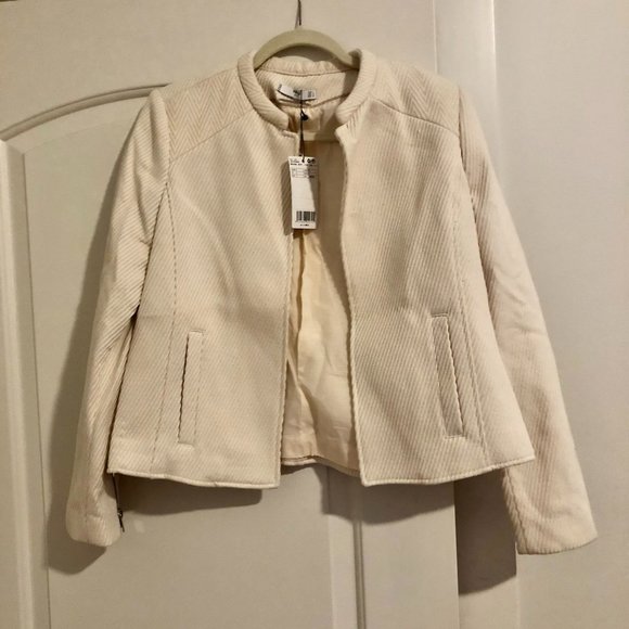 Mango | Jackets & Coats | Mango White Blazer Nwt | Poshmark